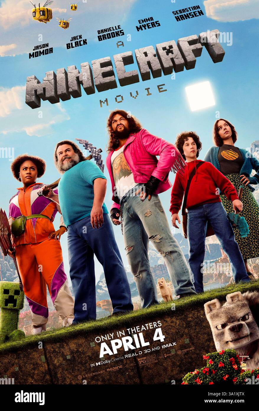 A Minecraft Movie (2025) directed by Jared Hess and starring Jason ...