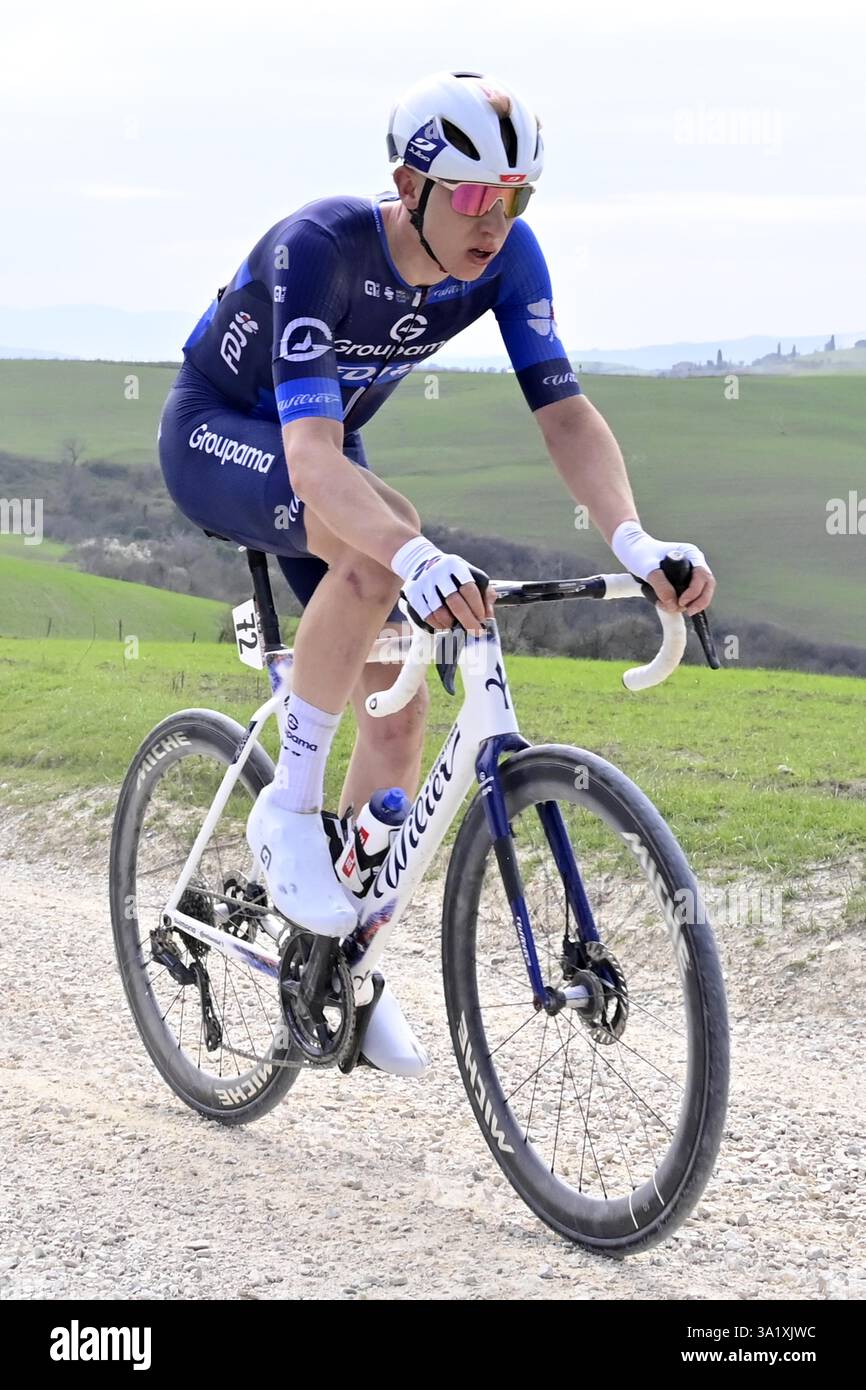 Siena, Italy. 08th Mar, 2025. Askey Lewis GBR (Team Groupama-FDJ ...