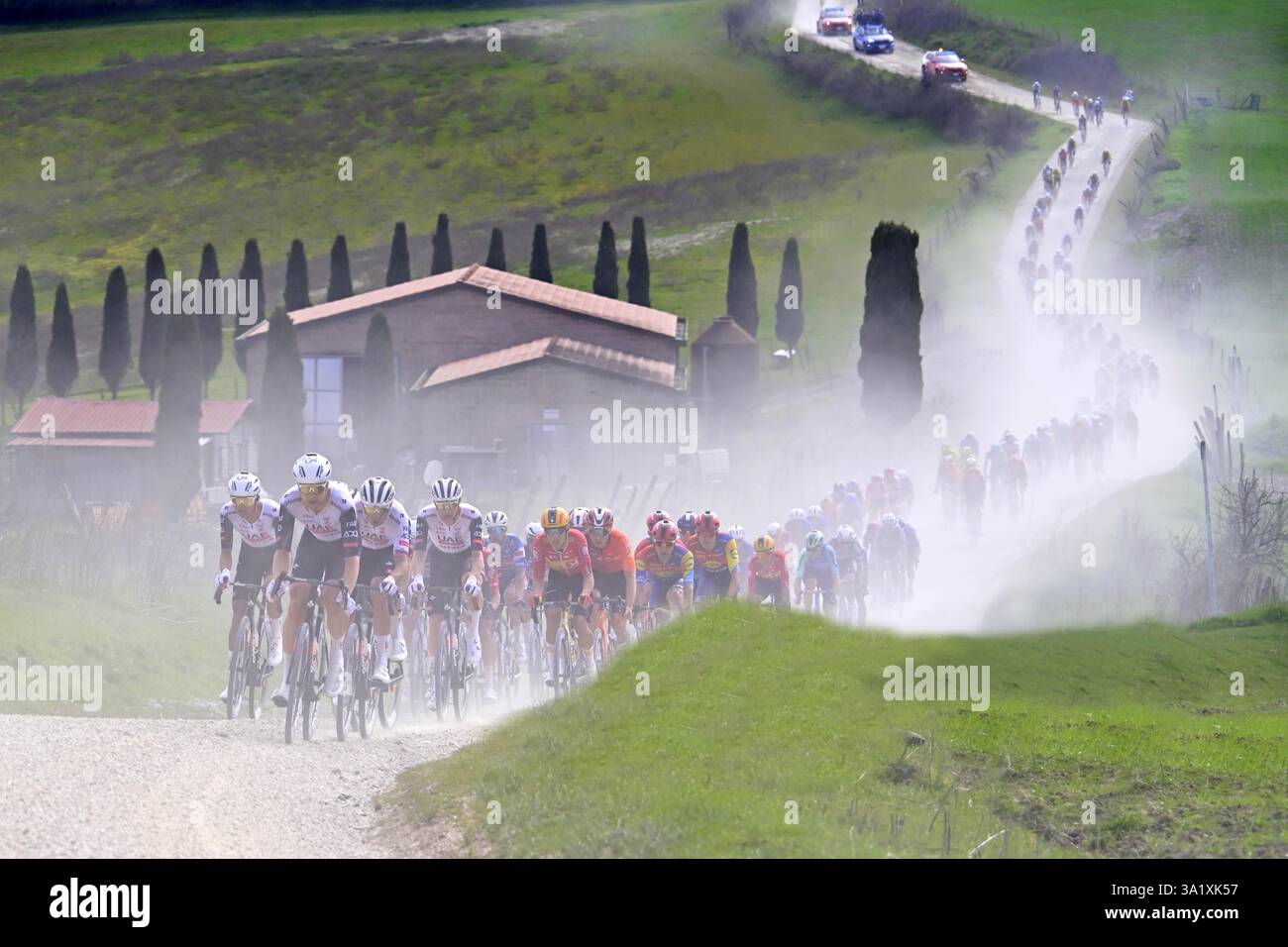 Strade Bianche during Strade Bianche, Street Cycling race in Siena ...