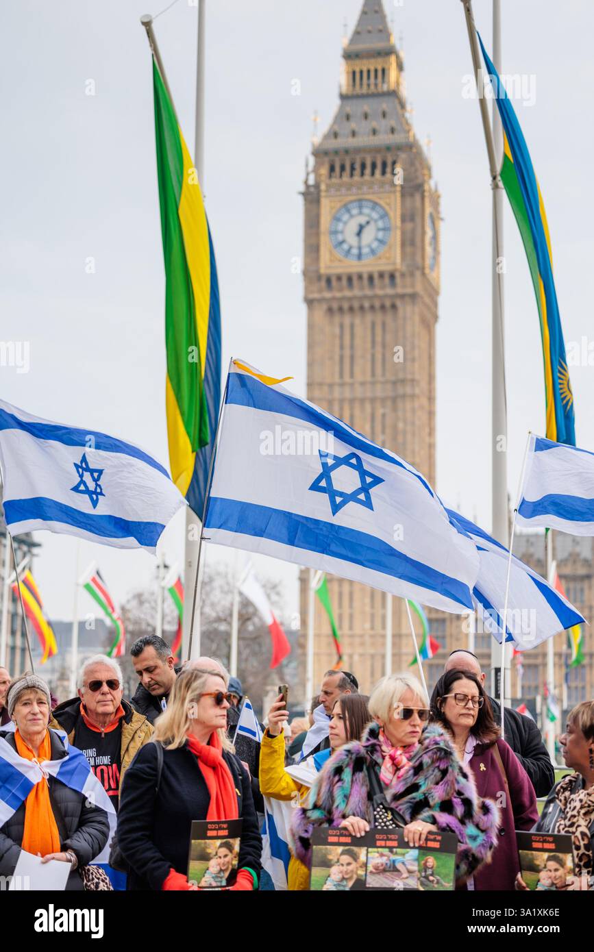 Parliament Square, Westminster, London, UK. 10th March 2025. A peaceful ...