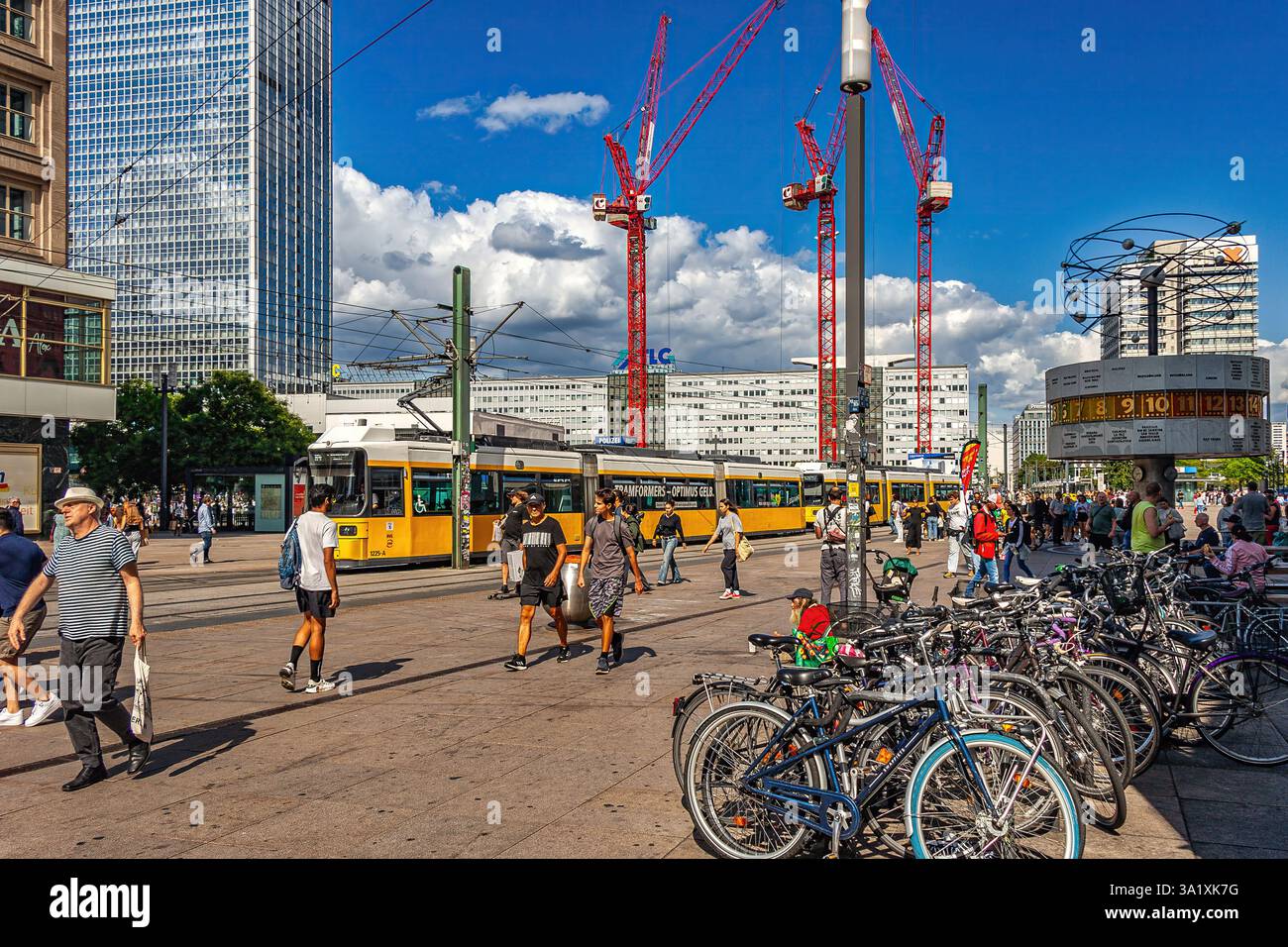 Tram tourists alexanderplatz in hi-res stock photography and images - Alamy