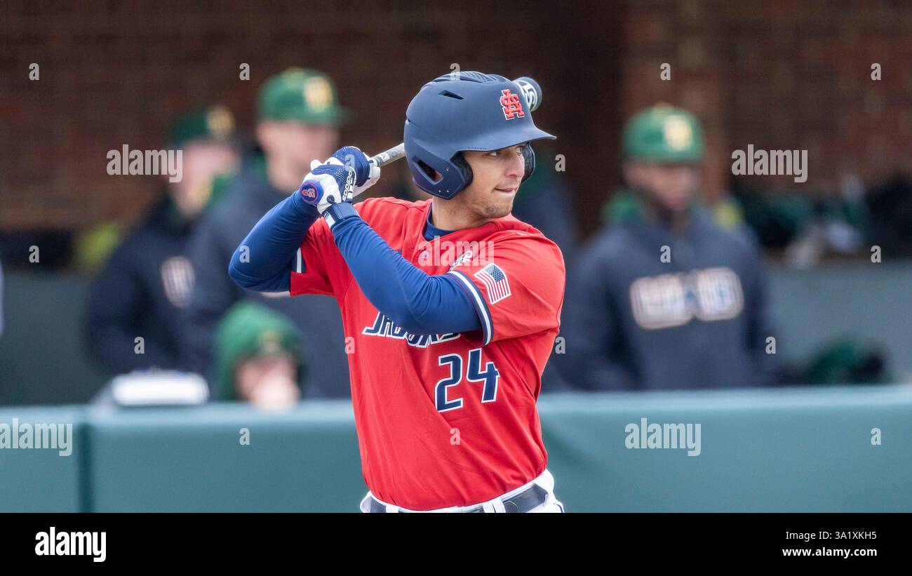 South Alabama infielder Lucas Ismaili (24) during an NCAA baseball game ...