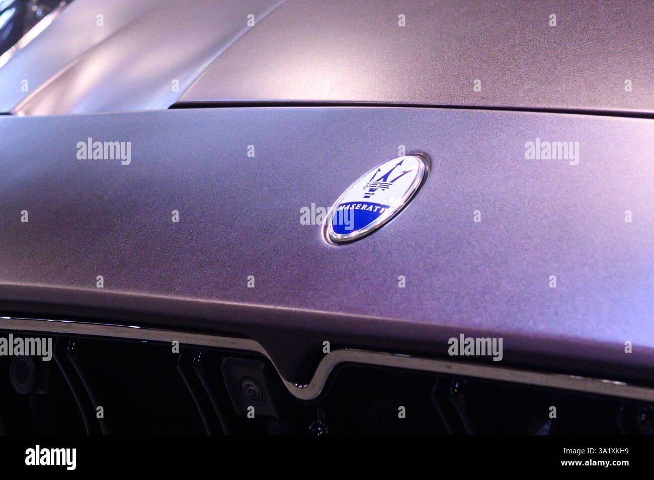 Toronto, ON, Canada - February 14, 2025: 2024 Maserati GranTurismo Trofeo presented at the 2025 ...