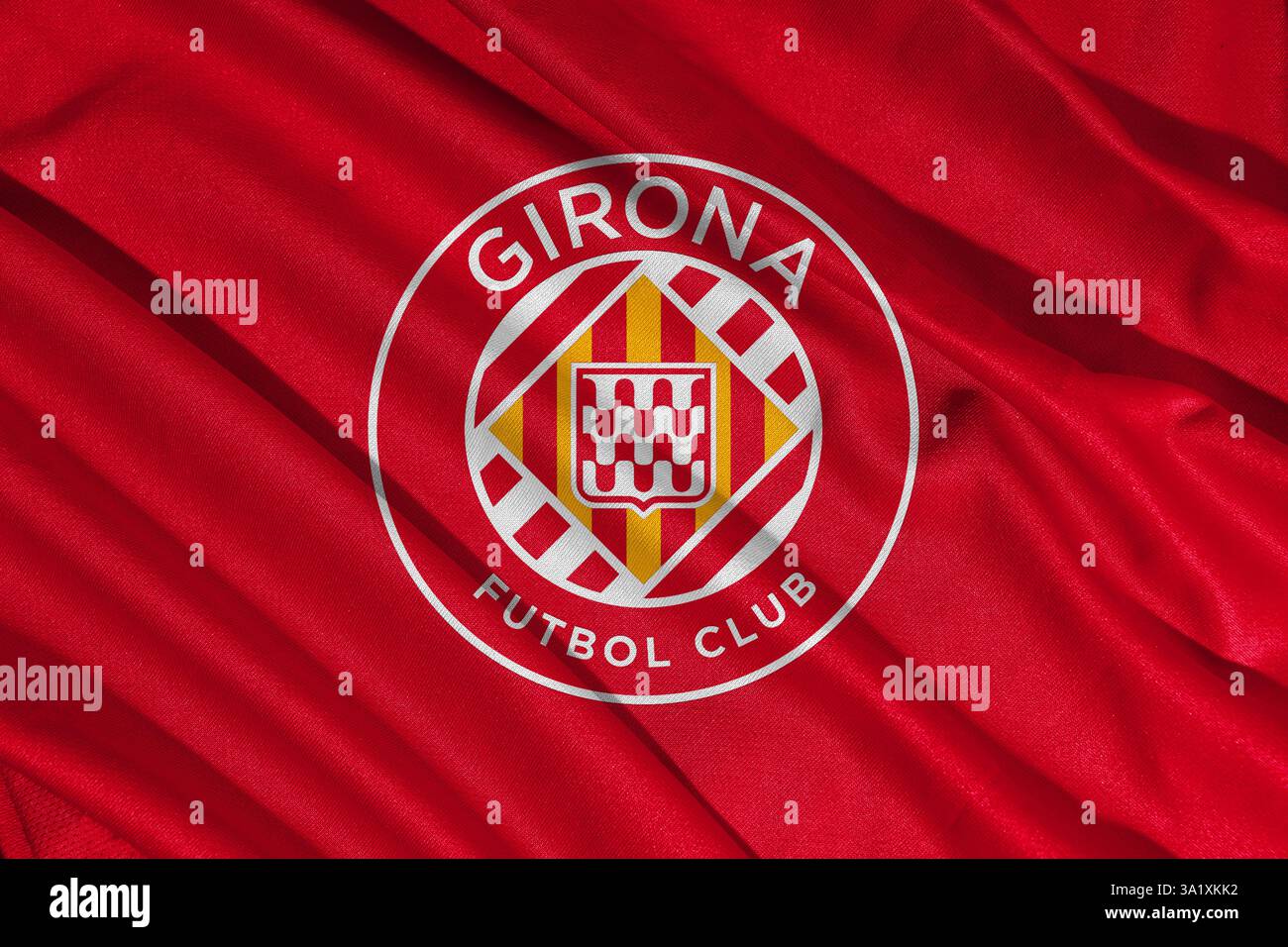 pringsewu, Lampung March 11, 2025; Background texture of the flag of ...