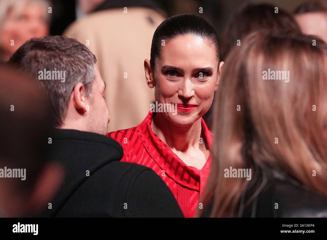 Jennifer Connelly is photographed ahead of the Louis Vuitton Fall ...