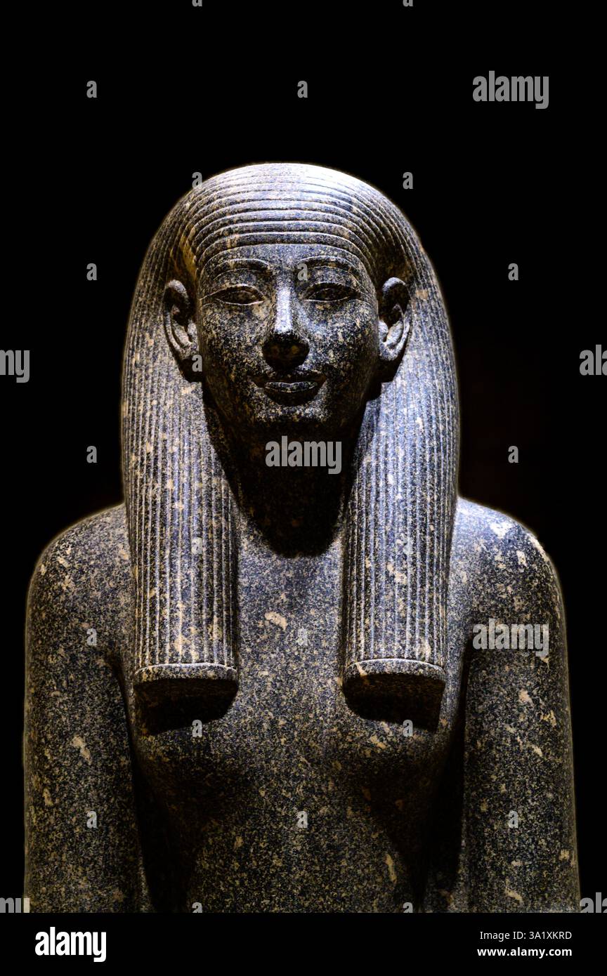 Granite Statue of the goddess Iwnit, from the reign of Amenhotep III ...