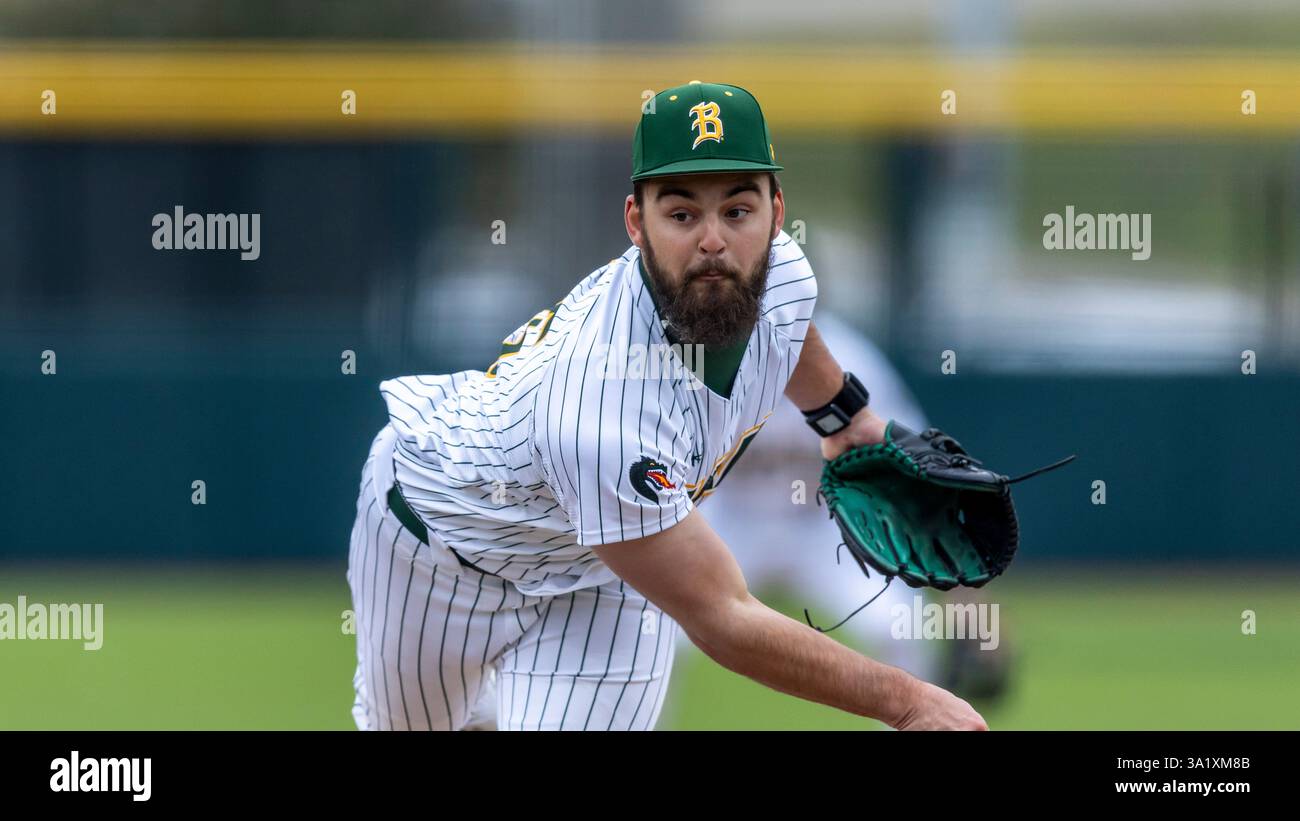 UAB pitcher Colin Daniel (45) during an NCAA baseball game on Saturday ...