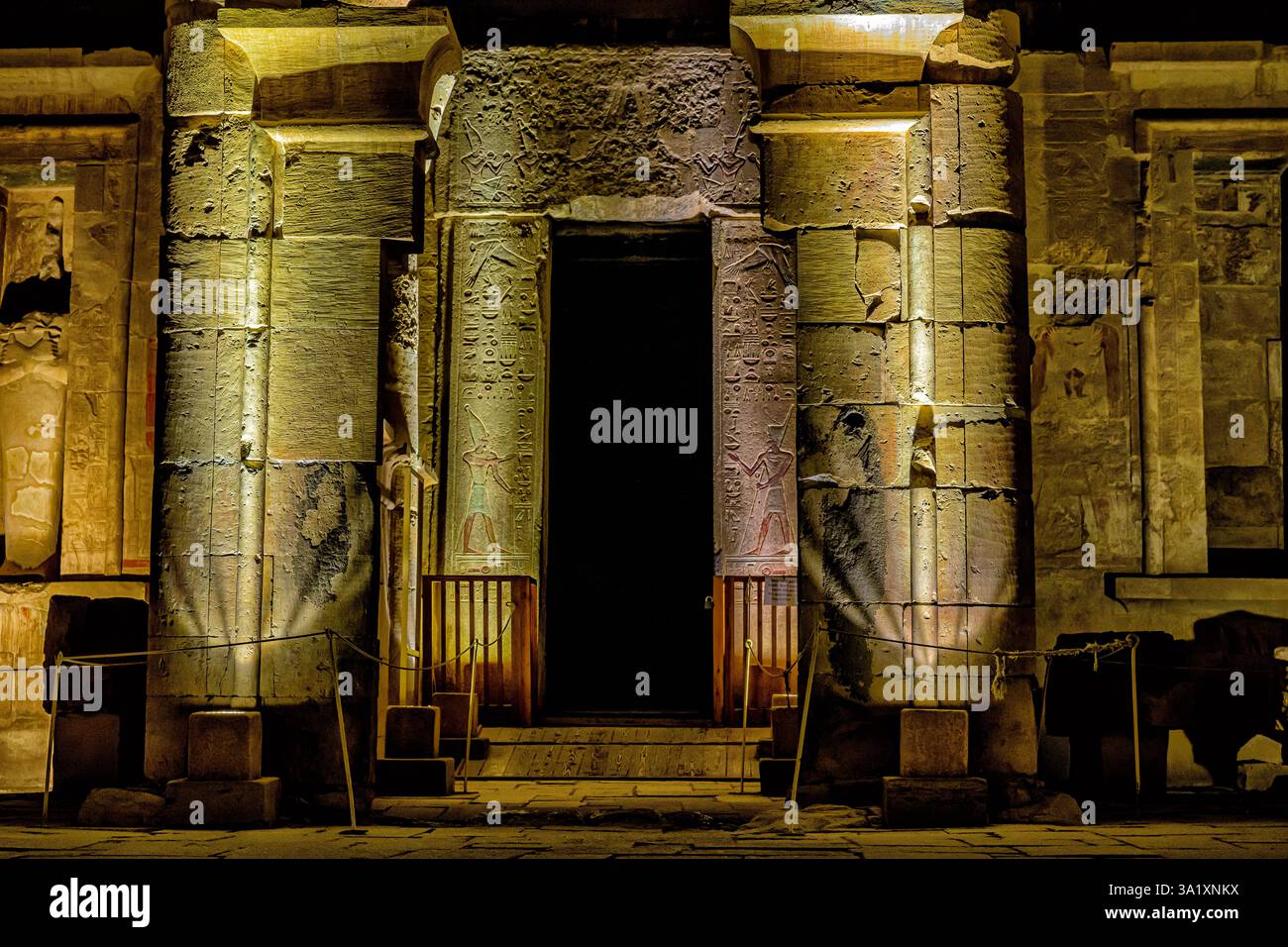 The red Granite Portal of the Sanctuary of Amun-Re in the Temple of ...