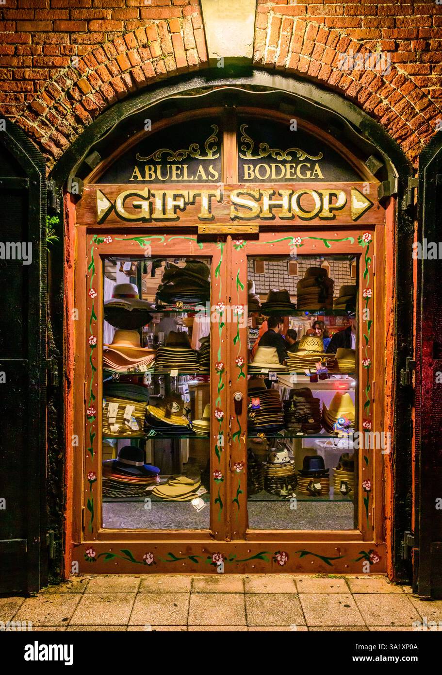 Entrance door to Abuelas Bodega Gift Shop in Key West Florida Stock ...