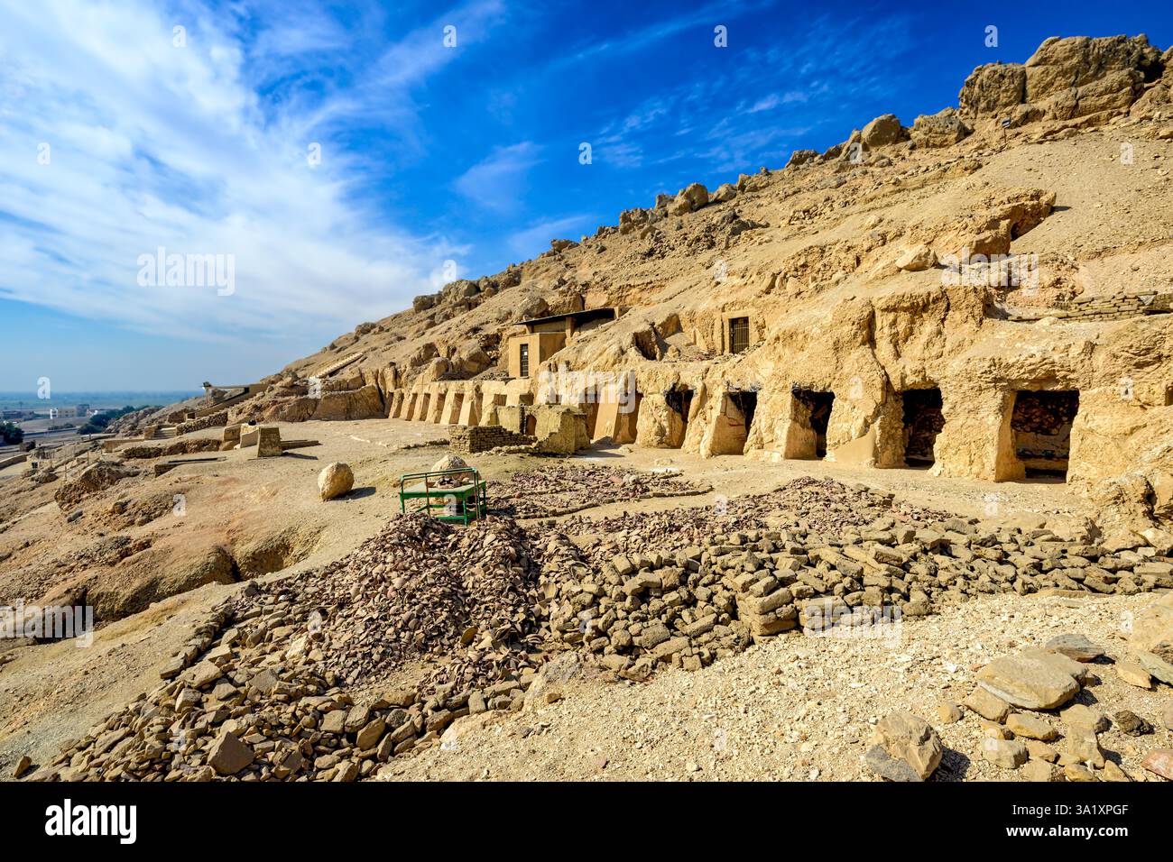 The biggest Saff tomb discovered, located in Draa Abul Naga, belonged ...