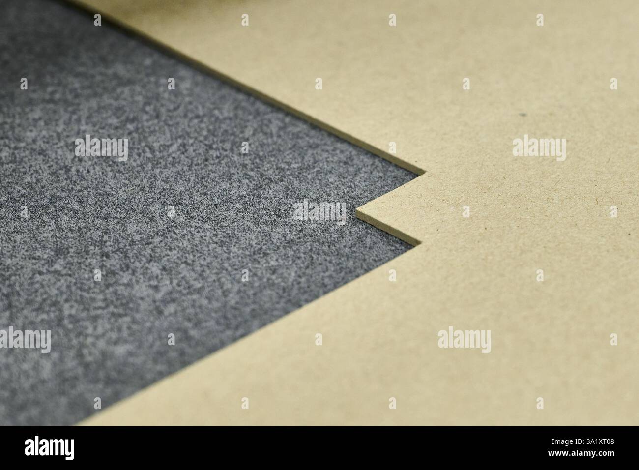 Creative crafting process reveals intricate layered design with ...