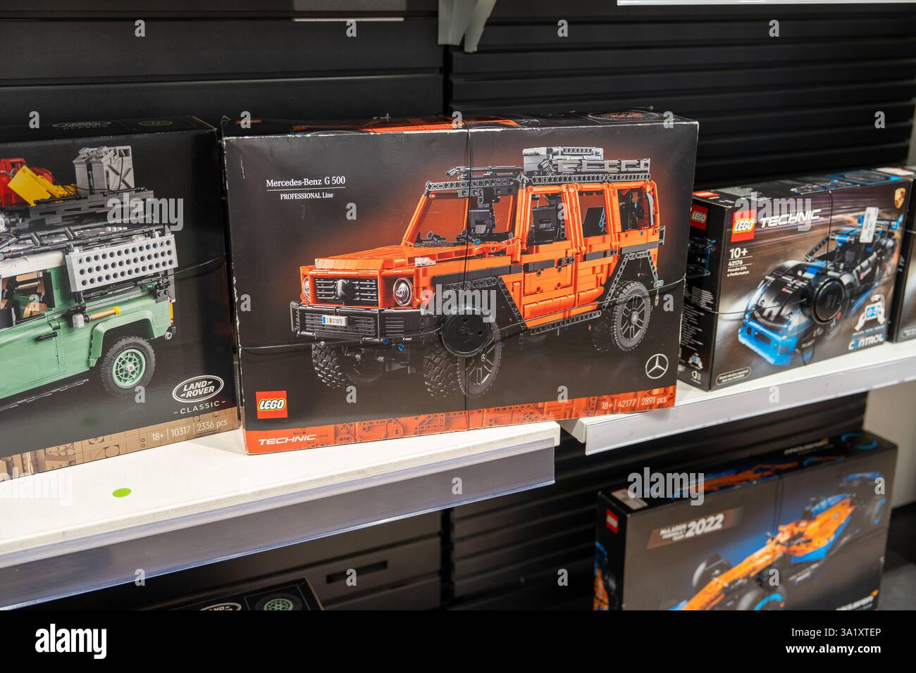 Exciting display of intricate LEGO sets featuring unique vehicles and ...