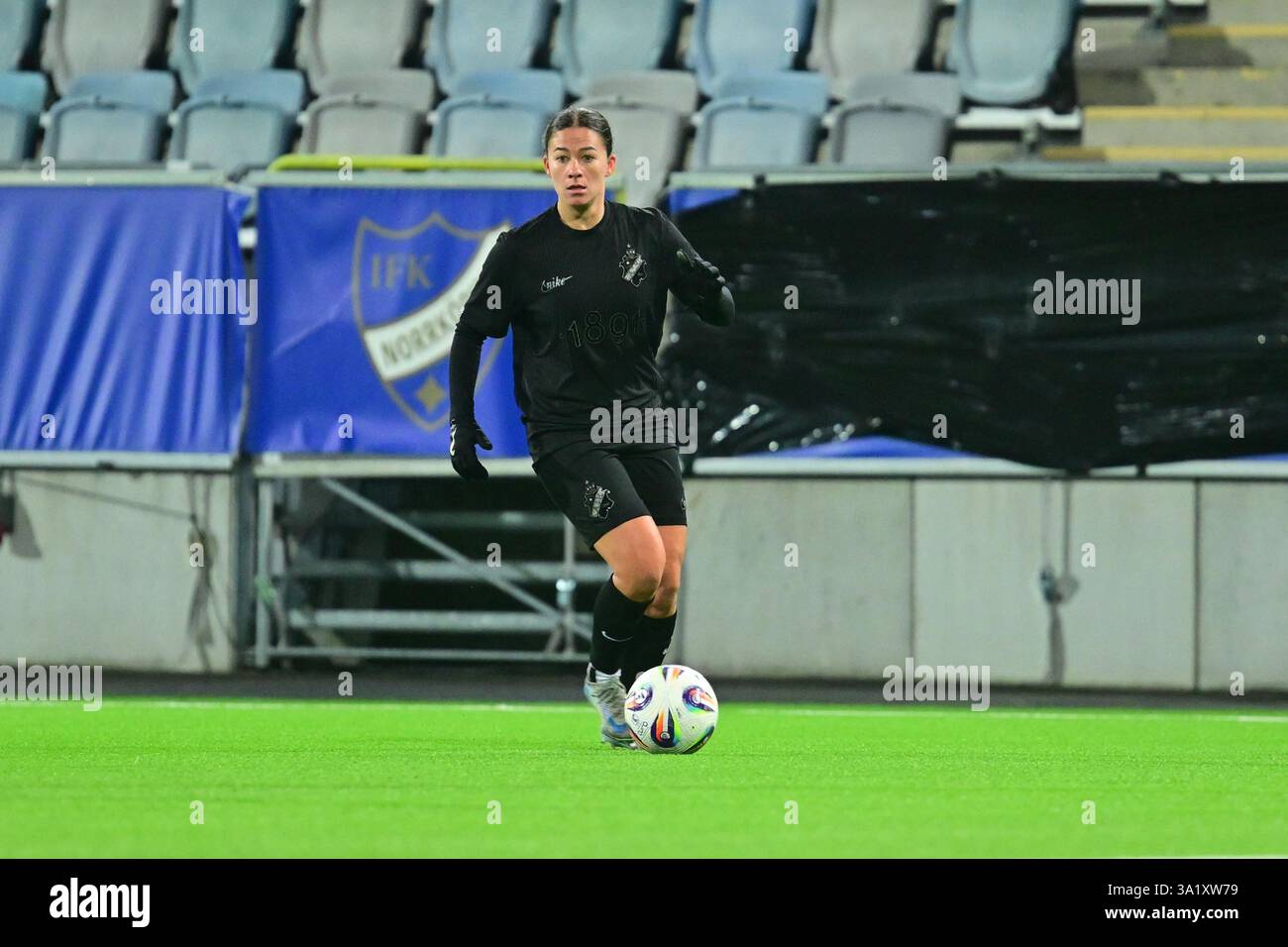 Norrkoping, Sweden, March 10th 2025: Angela Beard (3 AIK) in the ...