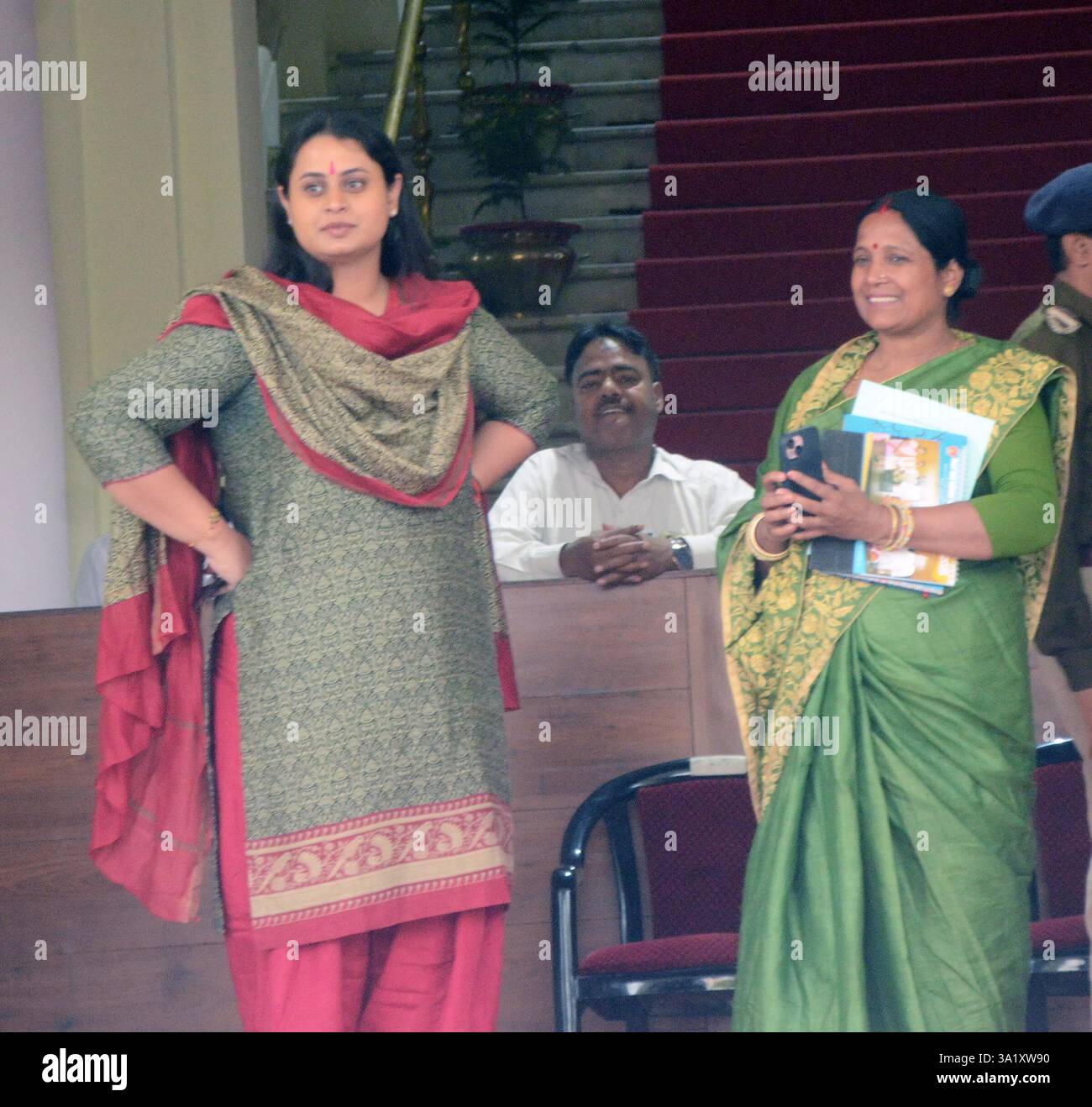 PATNA, INDIA - MARCH 10: BJP MLA Shreyashi Singh coming out after ...