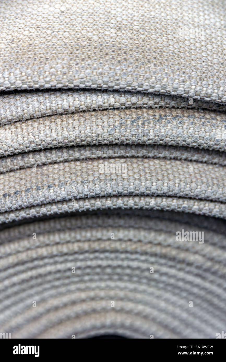 Vintage fabric rolls hi-res stock photography and images - Alamy
