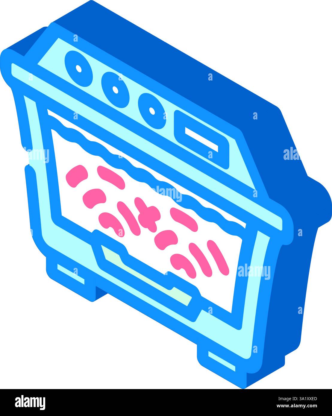 ultrasonic cleaner orthodontist isometric icon vector illustration ...