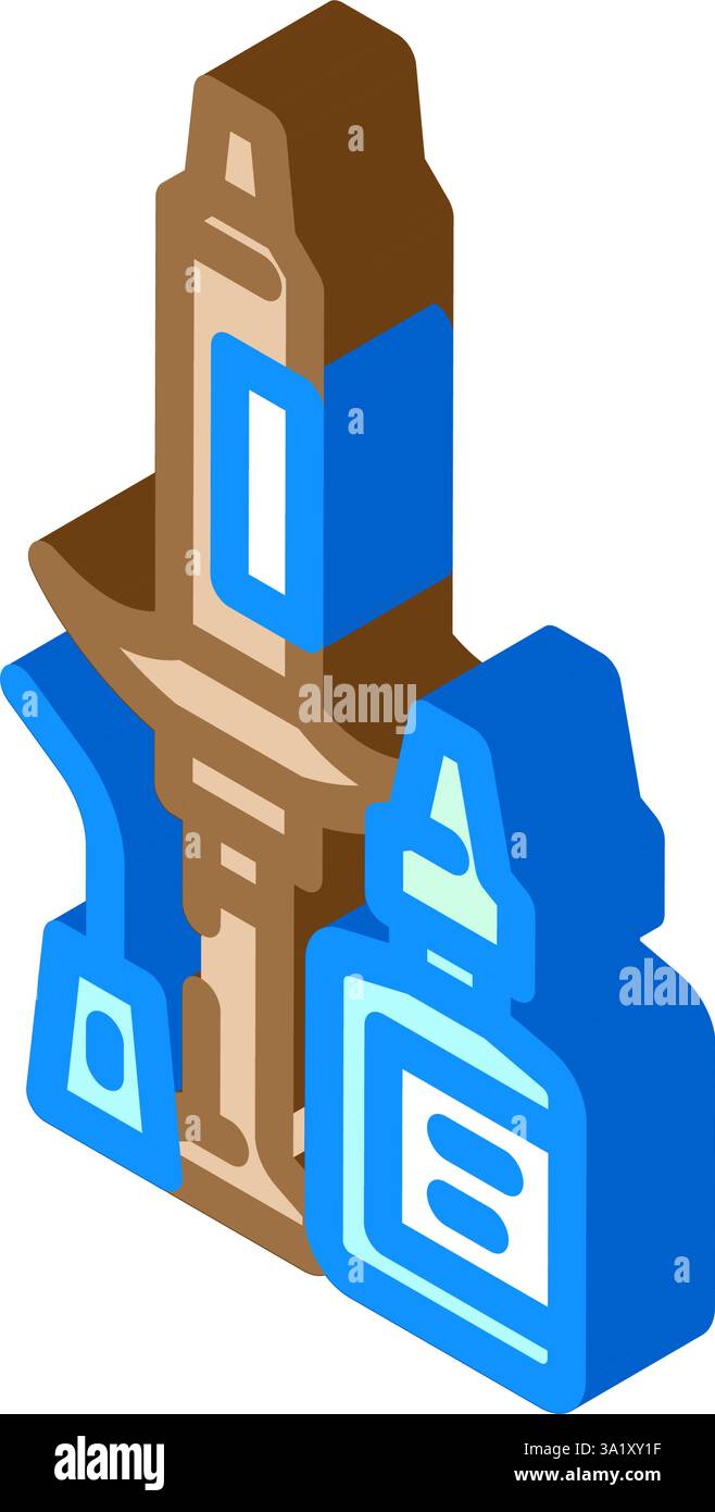 bonding adhesive orthodontist isometric icon vector illustration Stock ...