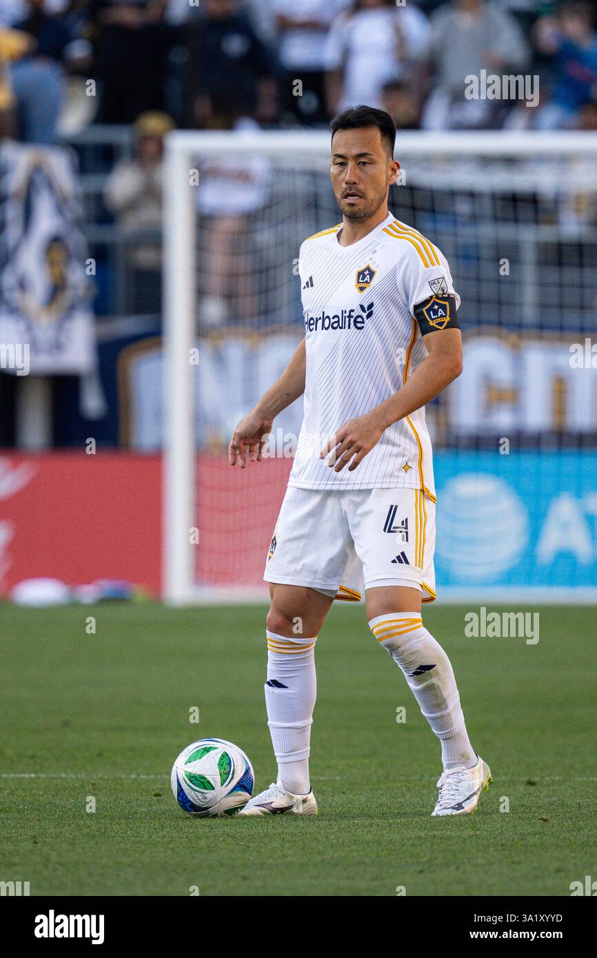 Carson, United States. 09th Mar, 2025. Los Angeles Galaxy defender Maya ...