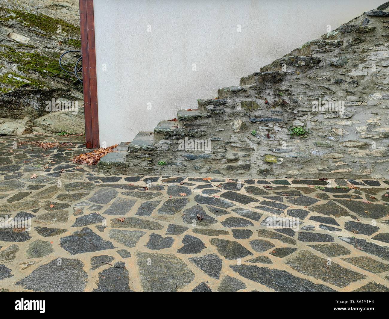Concrete Steps and Stone Surface – Around the Corner Stock Photo - Alamy
