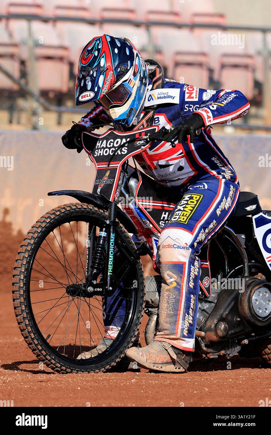 Sam Hagon during the Belle Vue Aces Experience Track Day at the ...