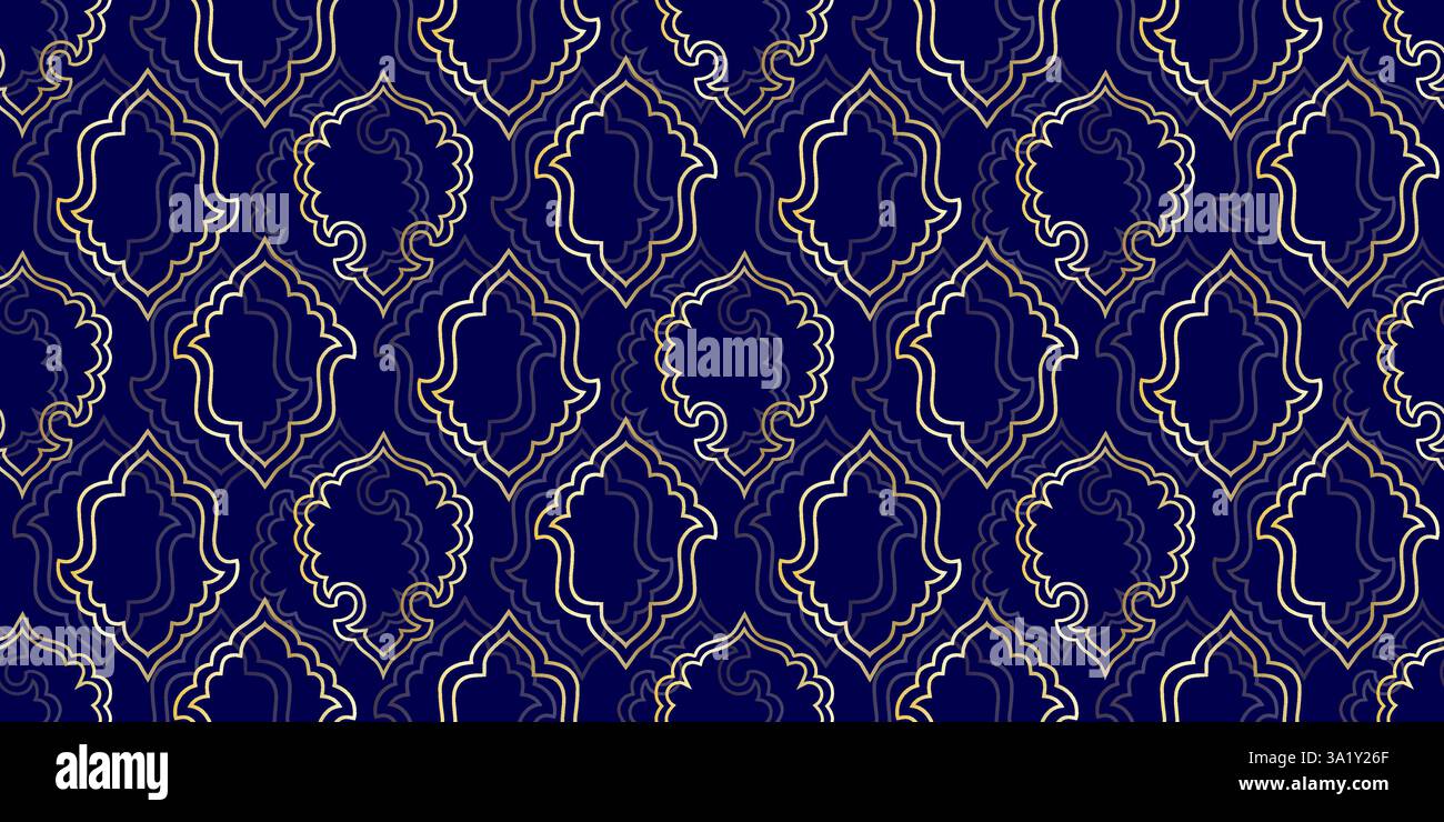 Mashrabiya print. Arabic window and islamic doors frame shape seamless ...