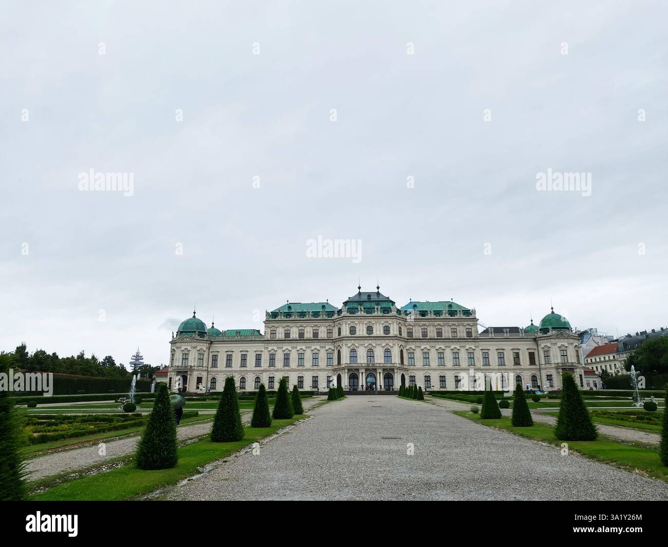 Vienna, Austria - March 10, 2024: A beautiful Belvedere Palace ...