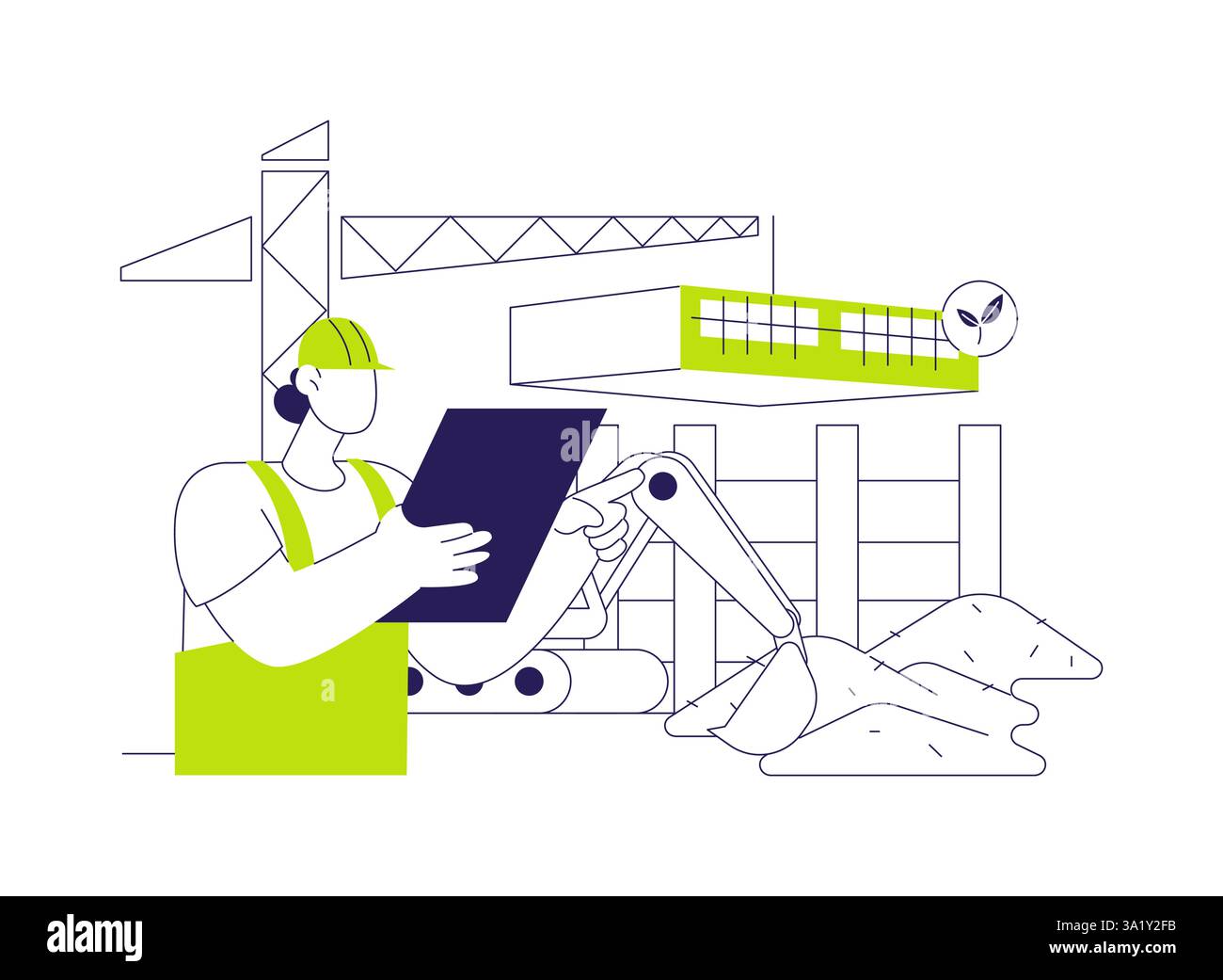 Prefab house abstract concept vector illustration Stock Vector Image ...