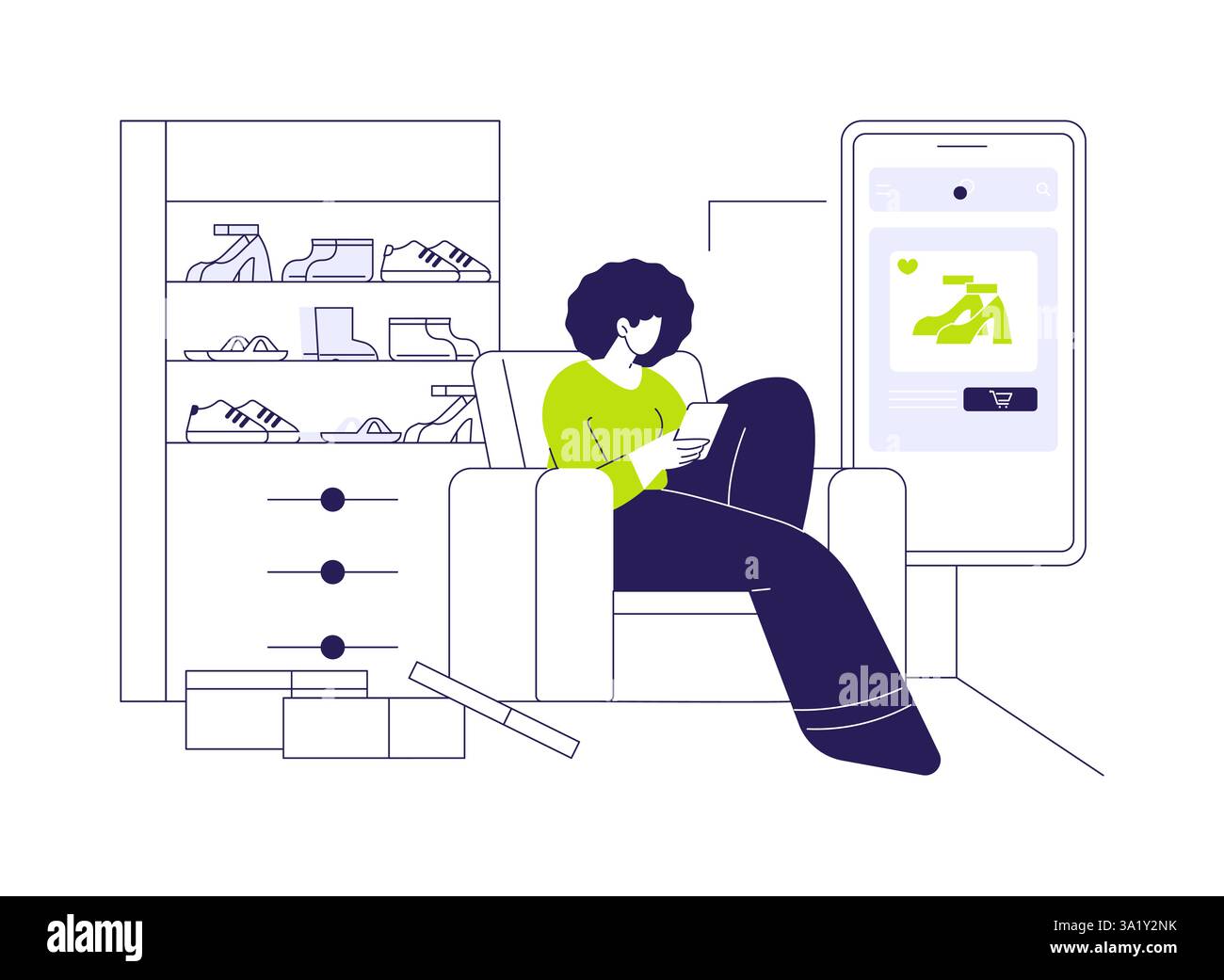 Consumerism abstract concept vector illustration Stock Vector Image ...