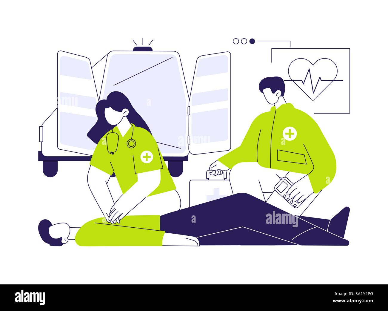 CPR abstract concept vector illustration Stock Vector Image & Art - Alamy