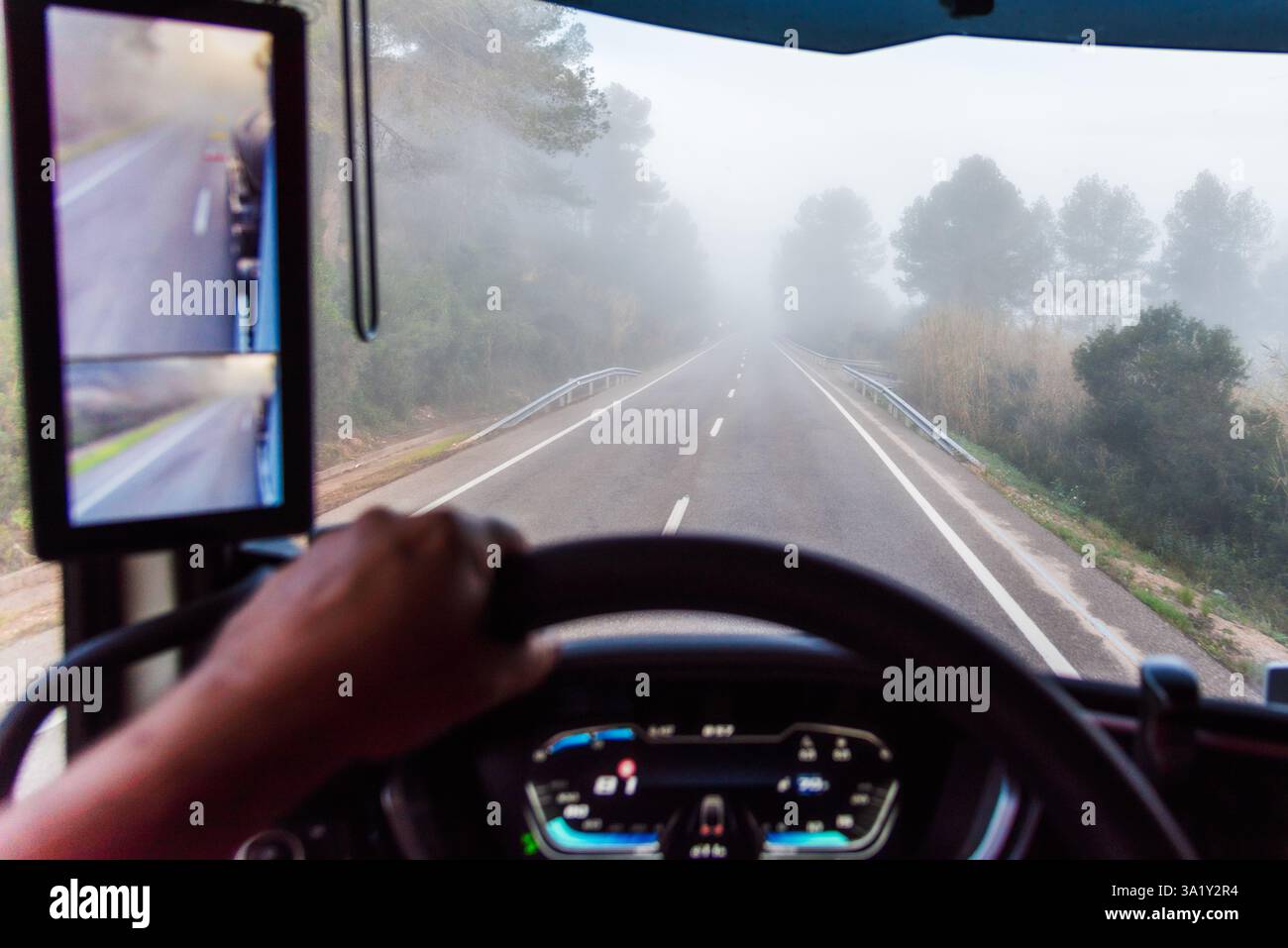 Transport lorry cab interior hi-res stock photography and images - Alamy
