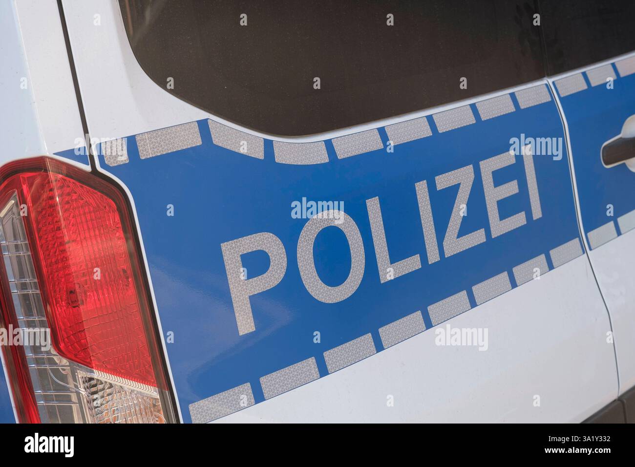 Detail Polizeiwagen in Köln *** Detail police car in Cologne Nordrhein ...