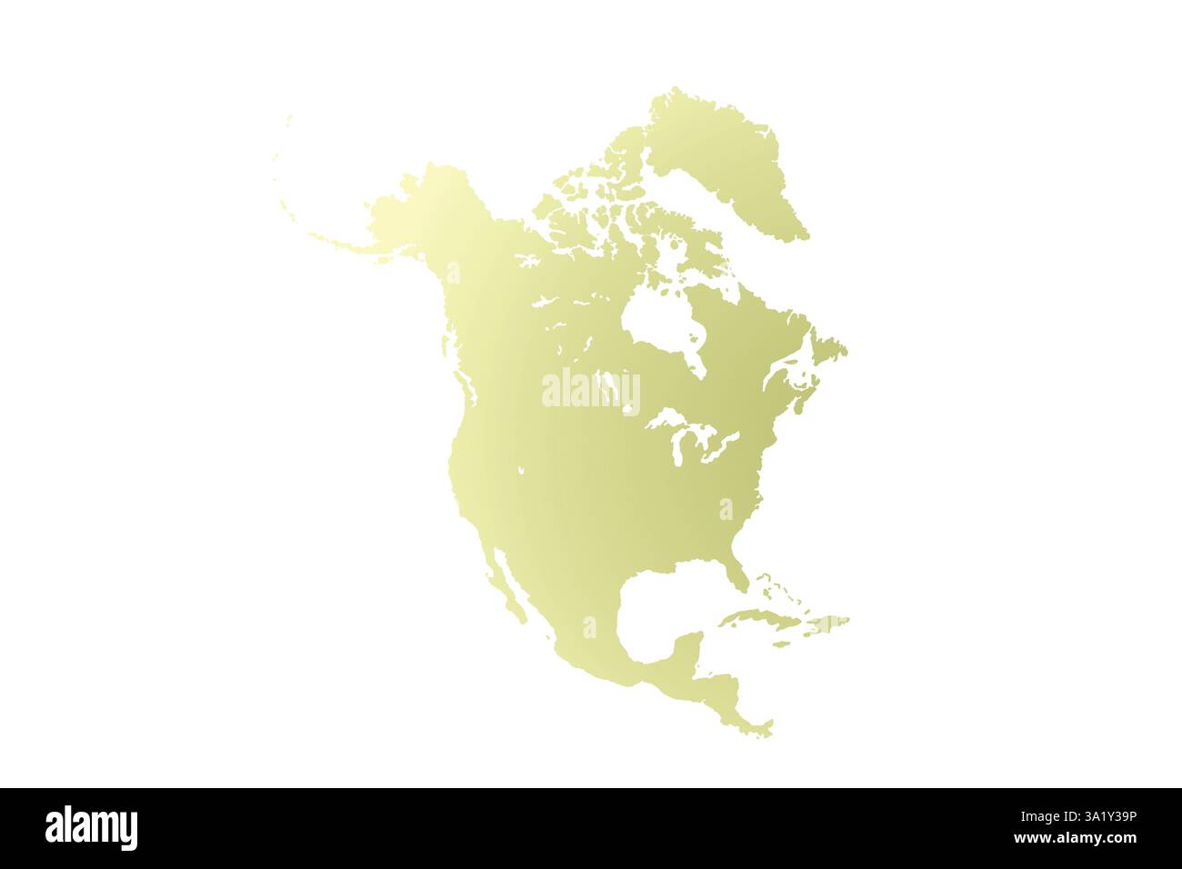 Map of North America, sign silhouette. World Map Globe. Vector ...