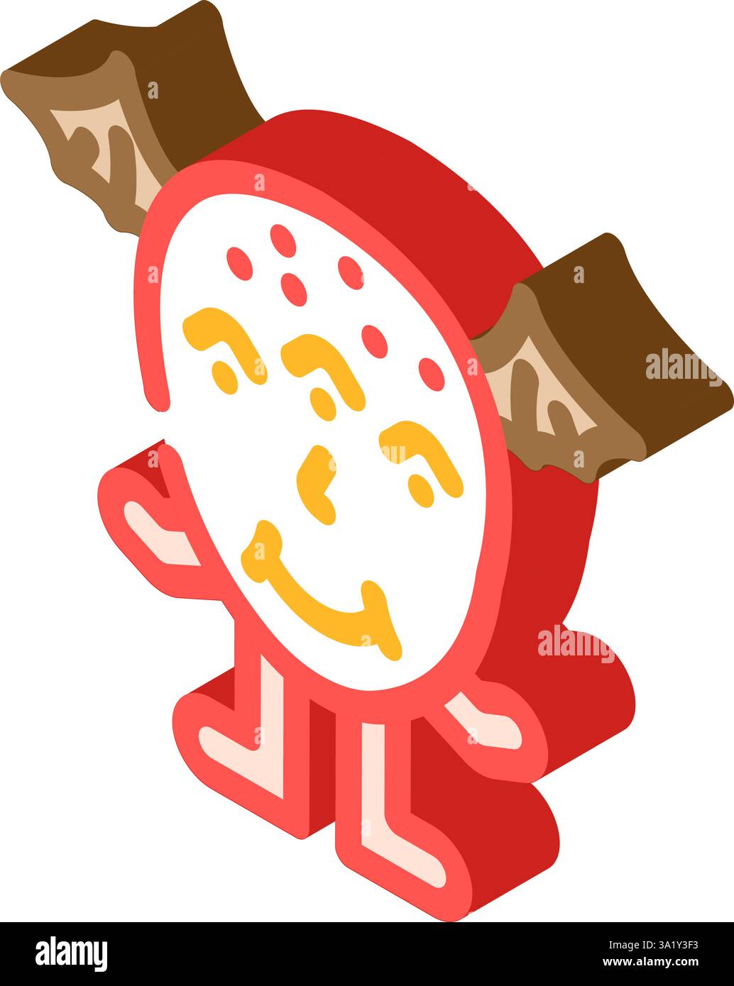 multiple eyes cute monster isometric icon vector illustration Stock ...