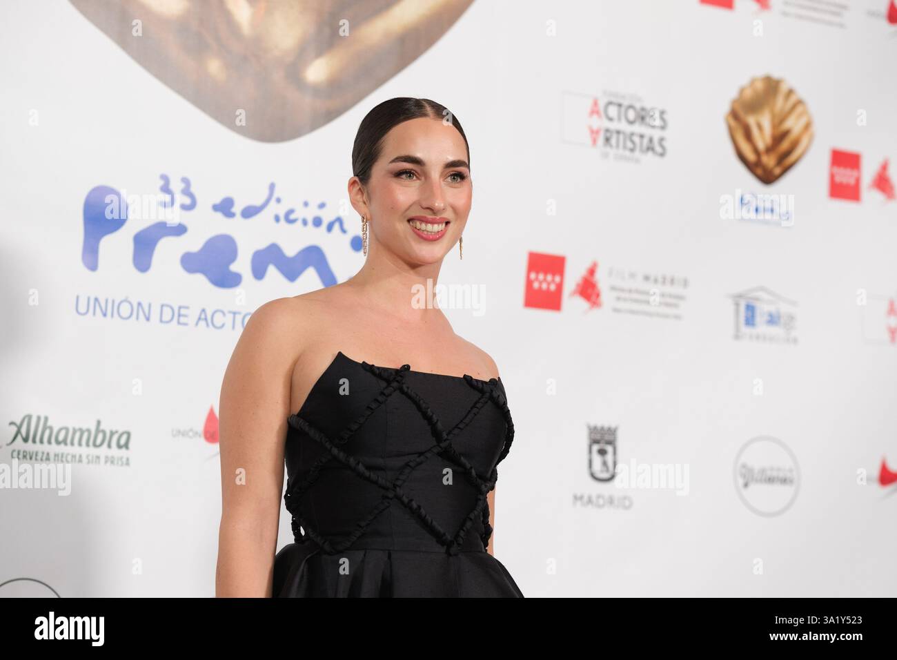 Maria Caballero attends the Union De Actores awards 2025 photocall at ...