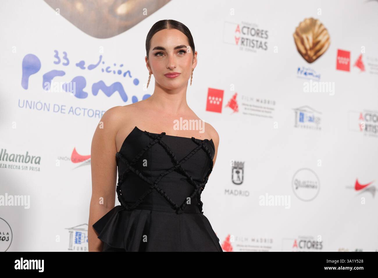 Maria Caballero attends the Union De Actores awards 2025 photocall at ...