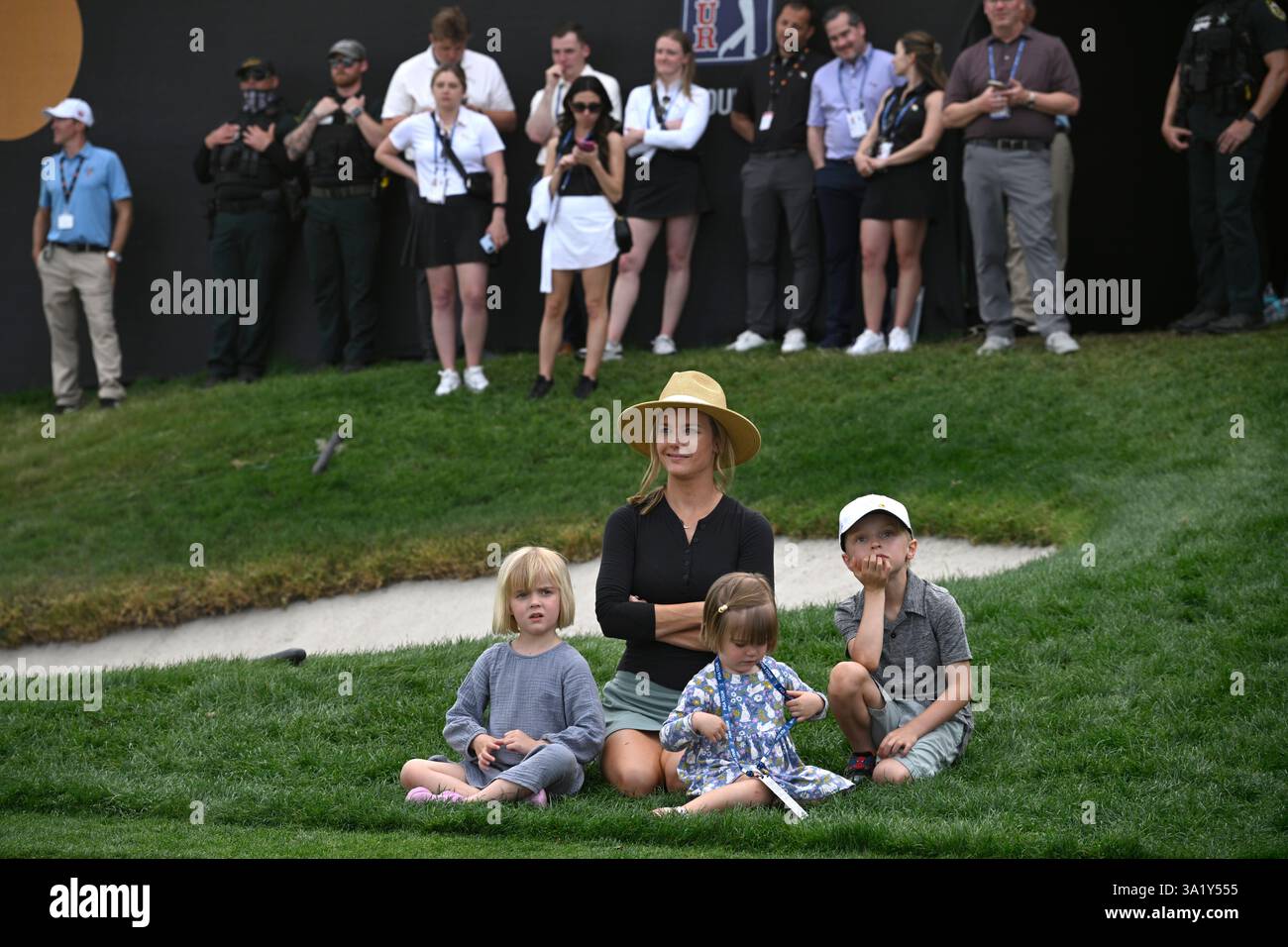 Russell Henley's wife Teil Henley, second from left, and children Ruth ...