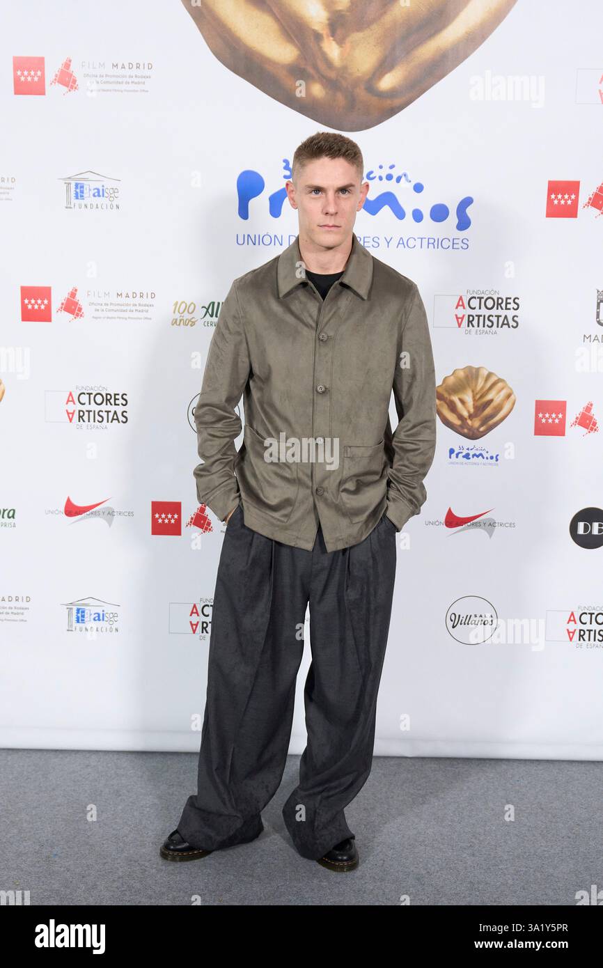 Madrid. Spain. 20250310, Patrick Criado attends 33rd Union de Actores ...