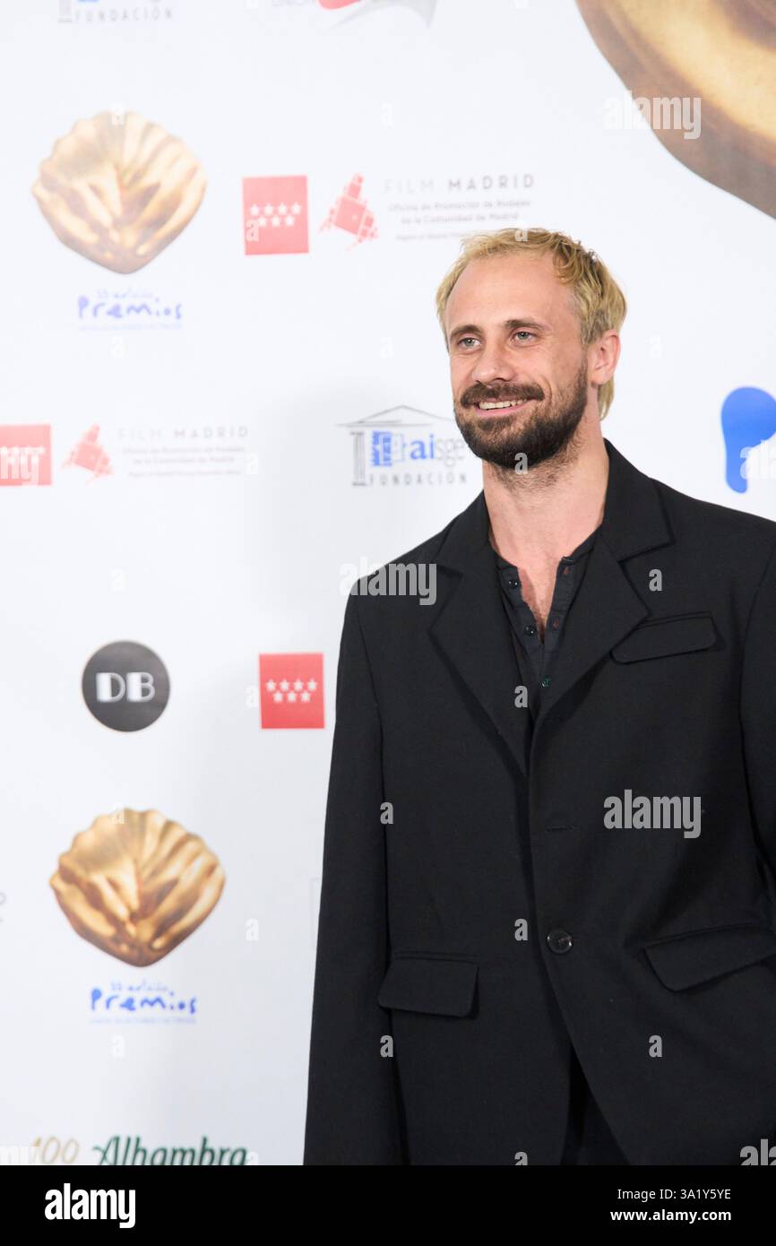 Madrid. Spain. 20250310, Oriol Pla attends 33rd Union de Actores Awards ...