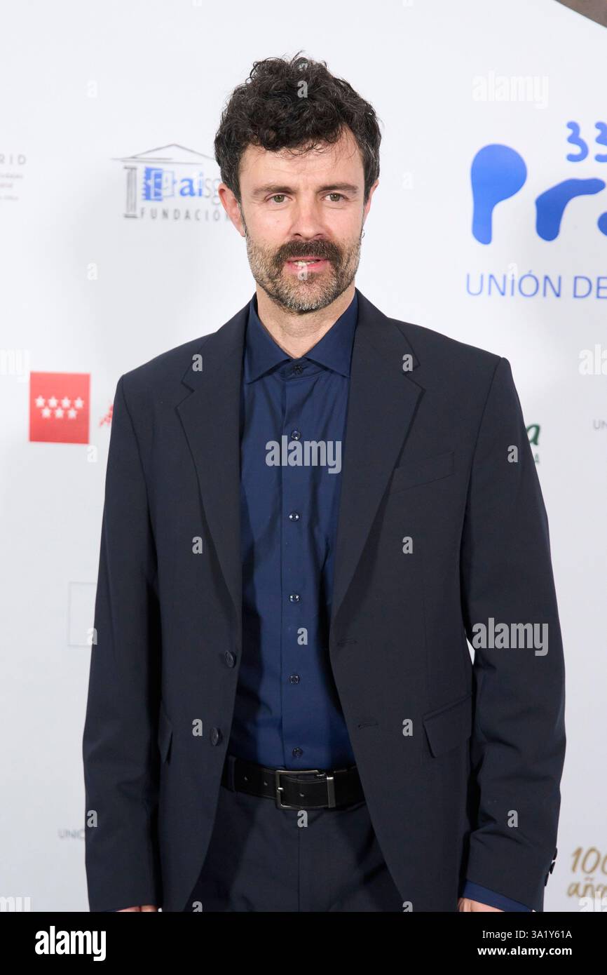 Madrid. Spain. 20250310, Aitor Merino attends 33rd Union de Actores ...