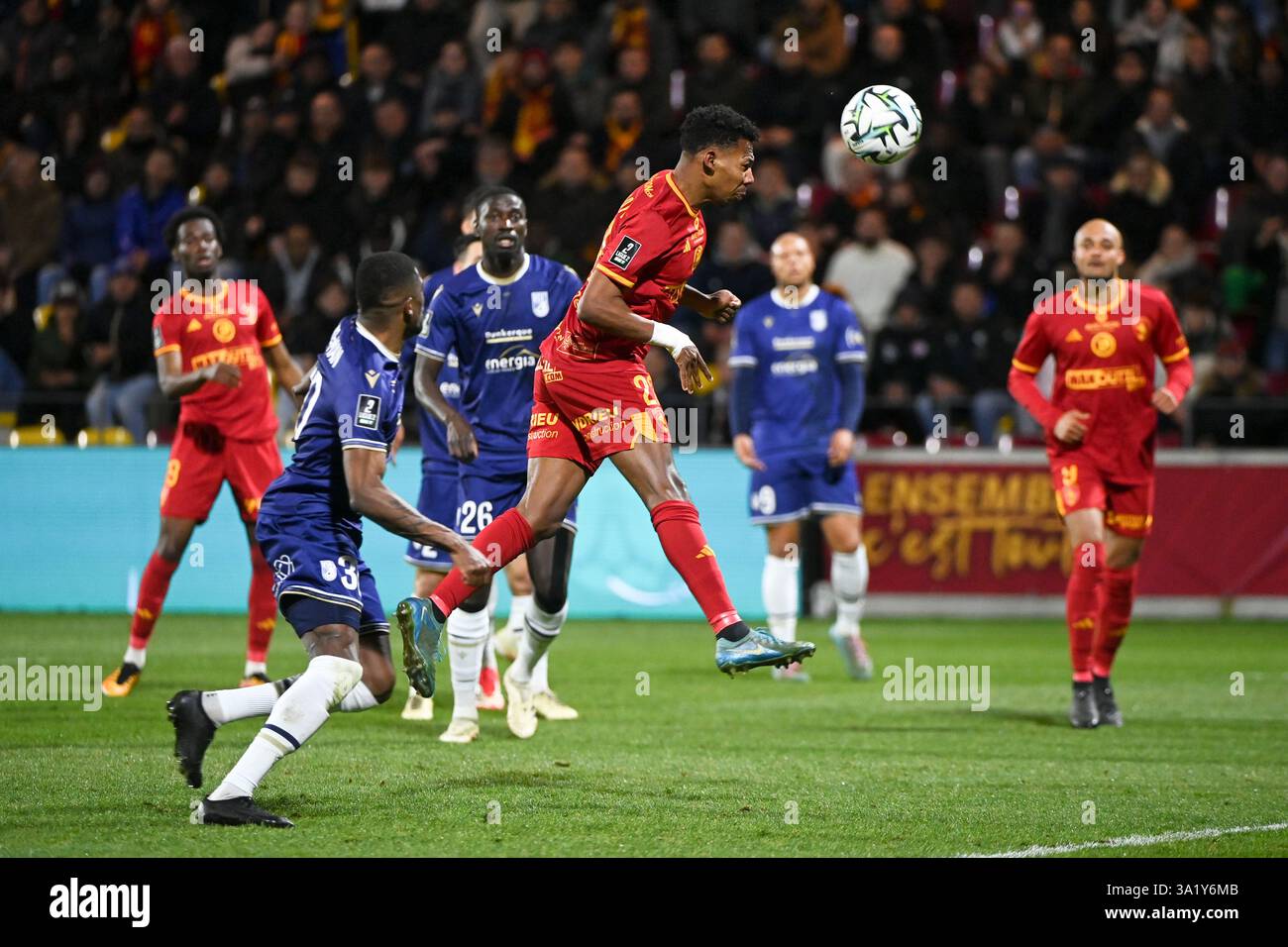 22 Tawfik BENTAYEB (raf) during the ligue 2 BKT match between Rodez and ...