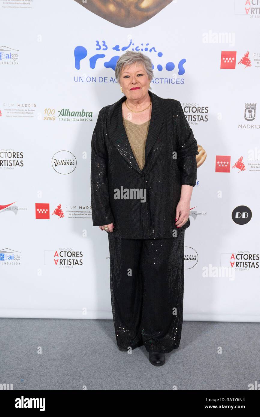 March 10, 2025, Madrid, Madrid, Spain: Maria Garralon attends 33rd ...