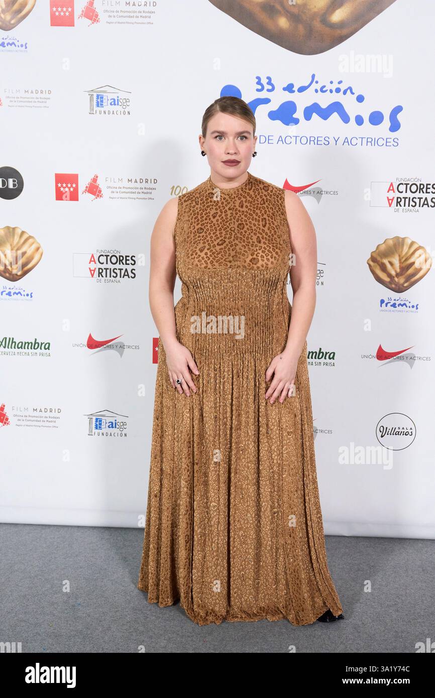 March 10, 2025, Madrid, Madrid, Spain: Clara Sans attends 33rd Union de ...