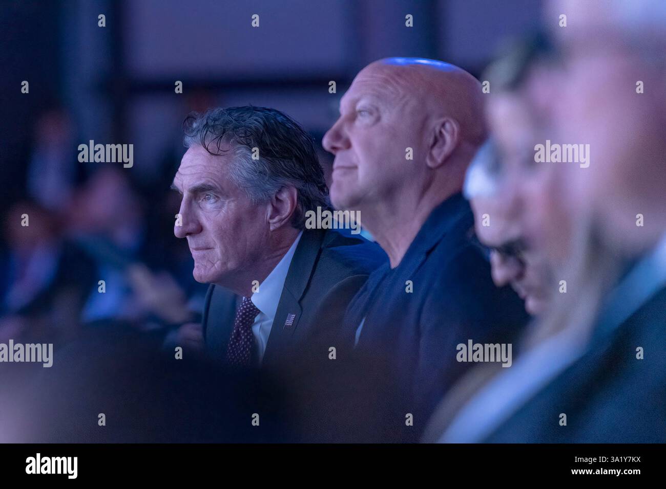 Houston, Texas, USA. 10th Mar, 2025. Interior Secretary DOUG BURGUM ...