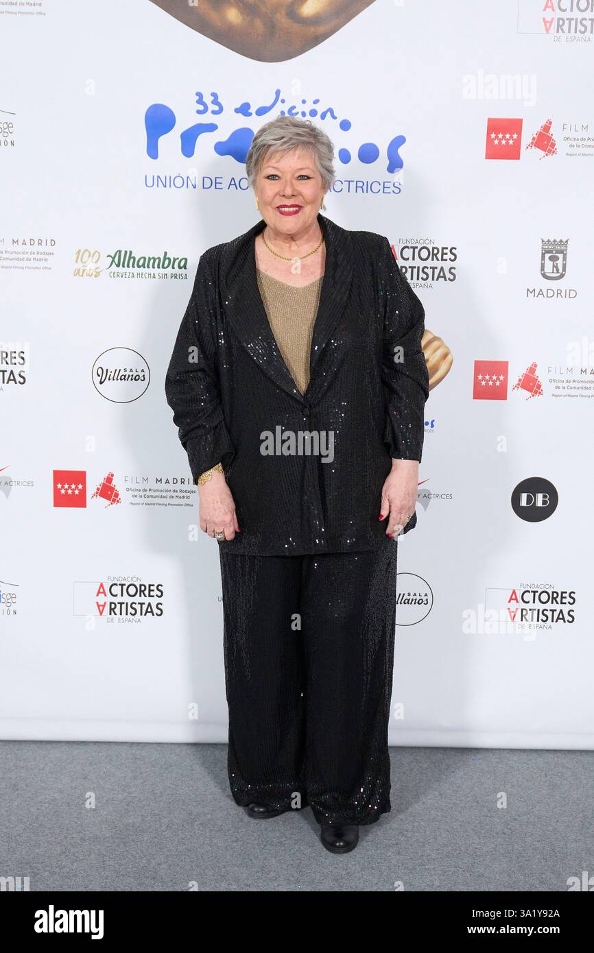Maria Garralon attends 33rd Union de Actores Awards - Red Carpet at ...