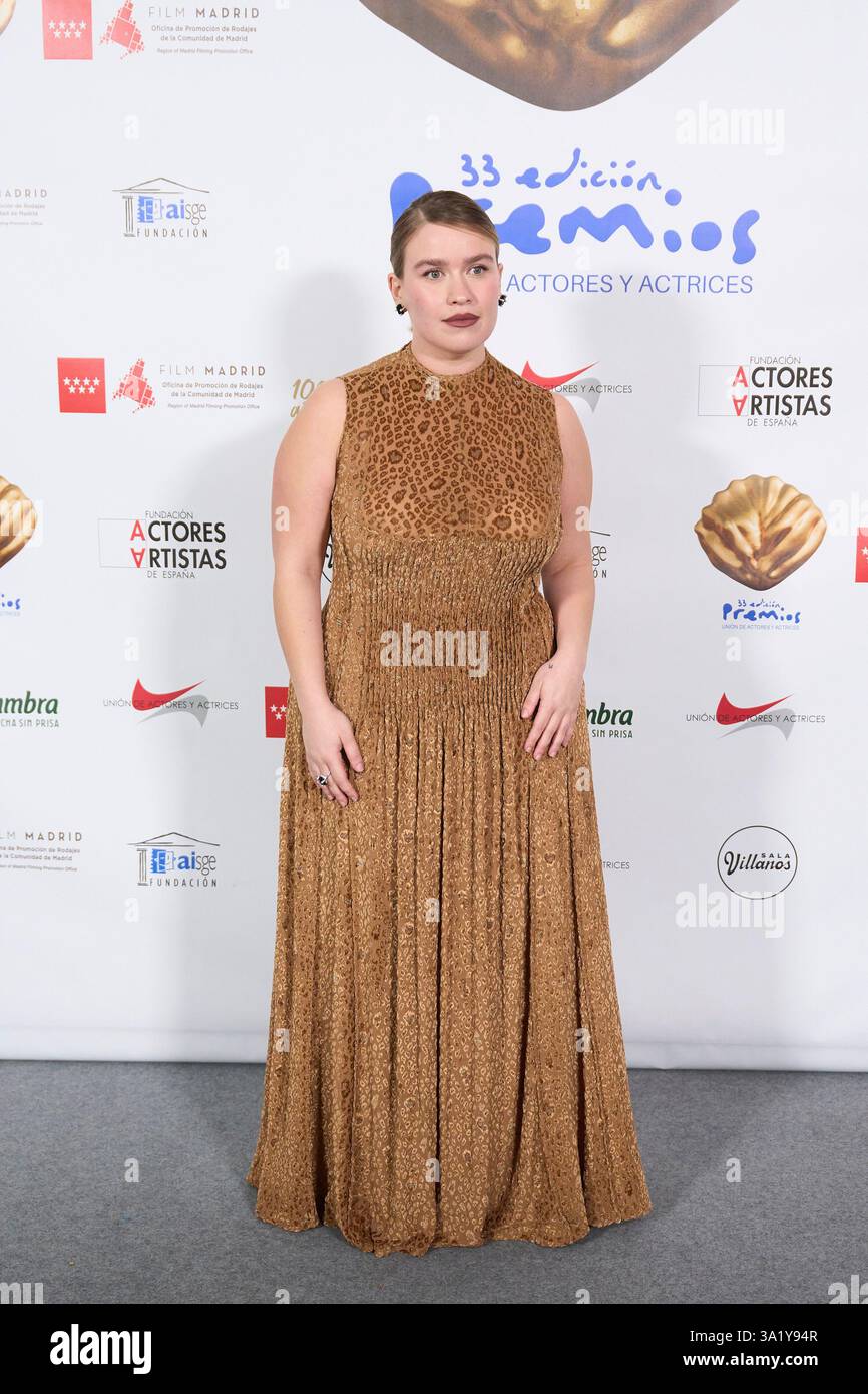 Clara Sans attends 33rd Union de Actores Awards - Red Carpet at Circo ...