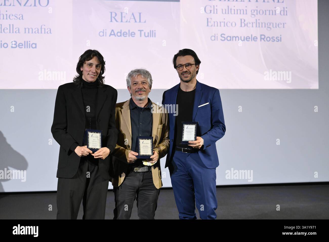 Rome, Italy. 10th Mar, 2025. Rome: Cinema Barberini. 2025 Silver Ribbons Documentary Awards. In ...