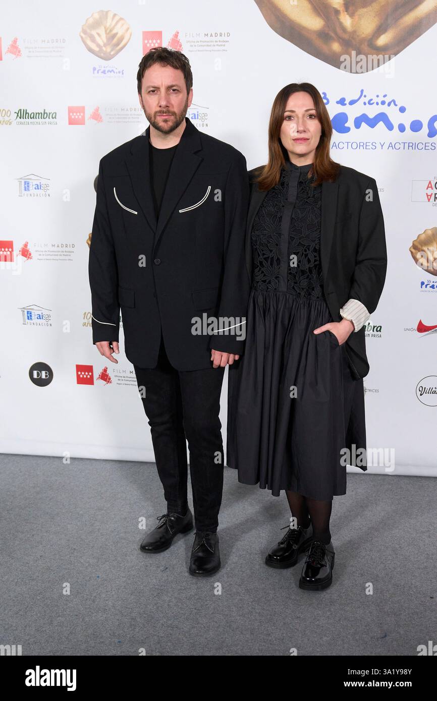 Pepe Lorente, Olaya Caldera attends 33rd Union de Actores Awards - Red ...