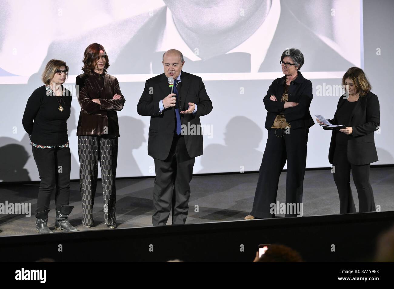 Rome, Italy. 10th Mar, 2025. Rome: Cinema Barberini. Silver Ribbons ...