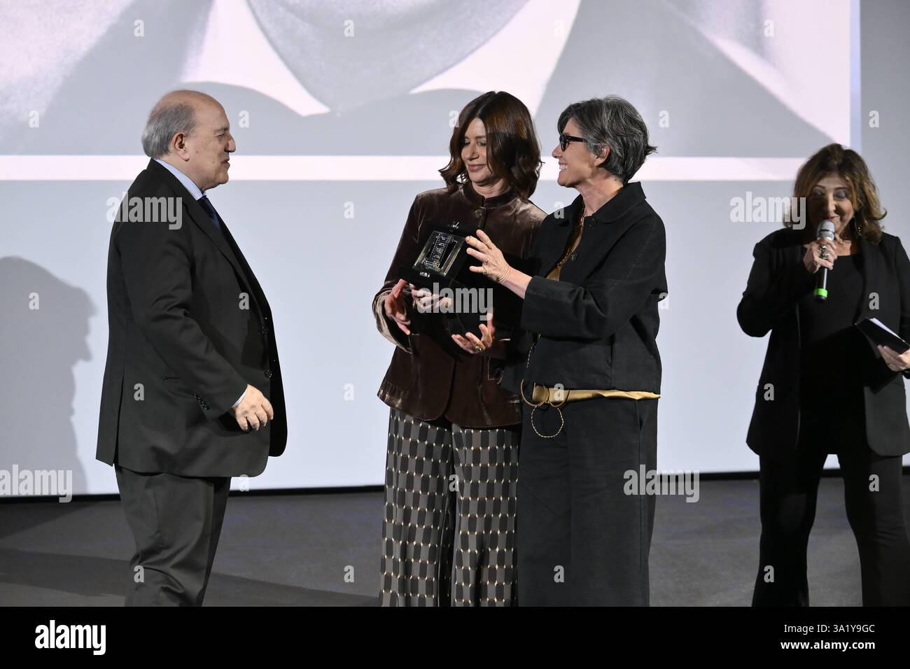 Rome: Cinema Barberini. Silver Ribbons Documentaries 2025 Award Ceremony. In the photo: Silvia ...