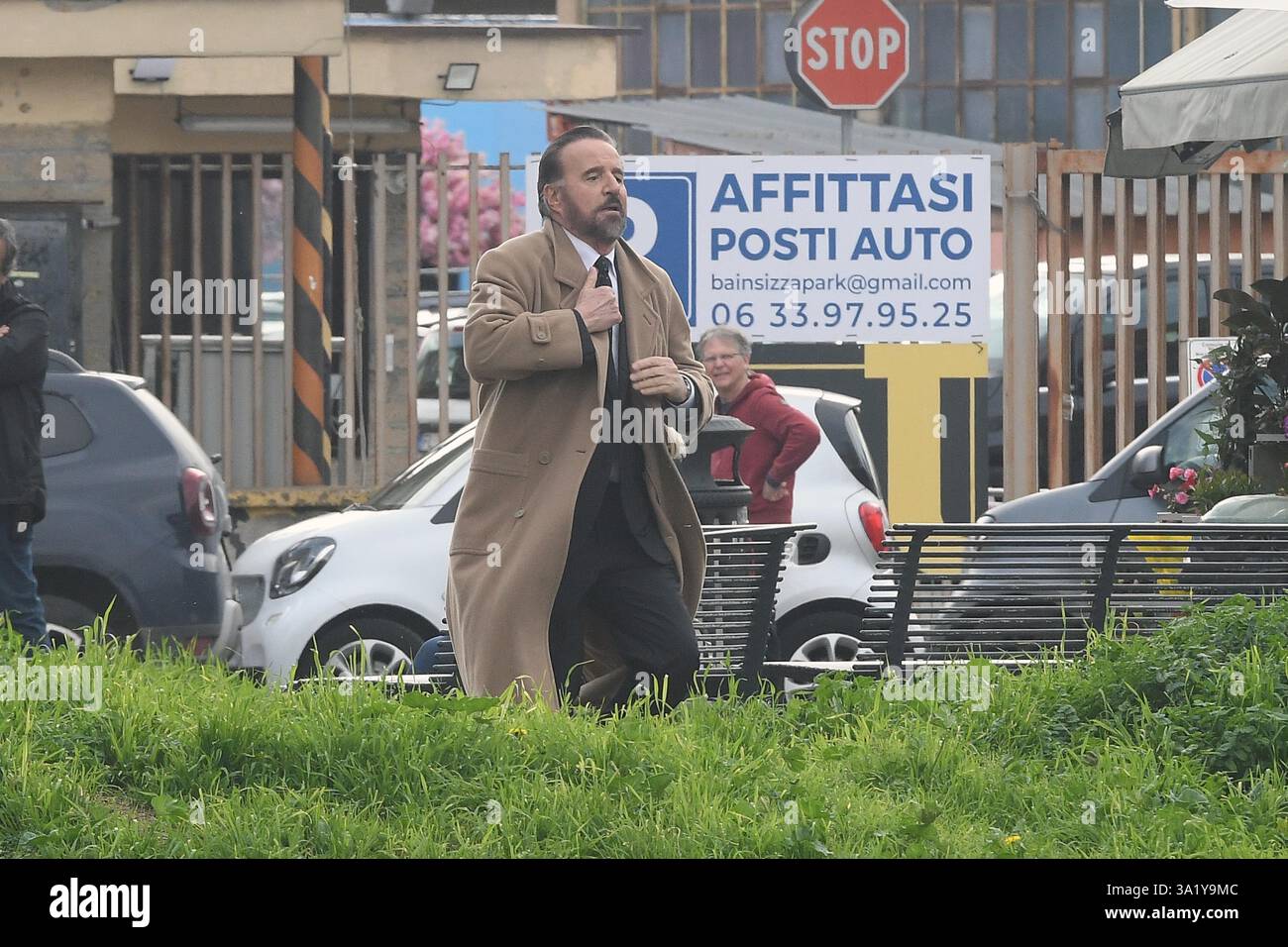 Rome, Italy. 10th Mar, 2025. Rome, Christian De Sica on the set of the ...